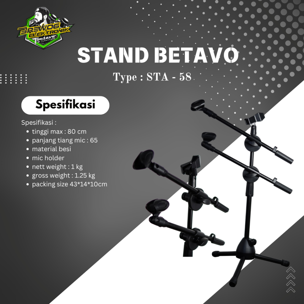 Jual BREWOG BETAVO INDONESIA STAND STA 58 | Shopee Indonesia