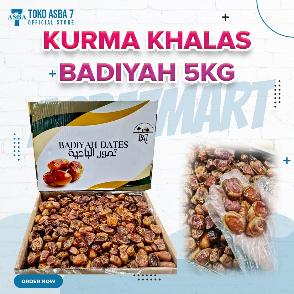Jual KURMA KHALAS BADIYAH 5 KG | Shopee Indonesia