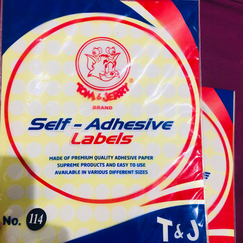 Jual Label Stiker Tom & Jerry / Sticker Tempel TJ No 99 100 103 104 105 107 108 109 112 120 121 ...