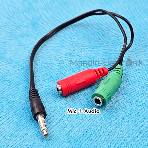 Jual Kabel Splitter Audio - Microphone Jack 3.5mm / Headphone Splitter ...
