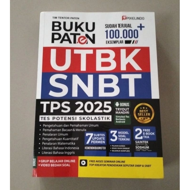 Jual Buku UTBK SNBT TPS 2025 | Shopee Indonesia