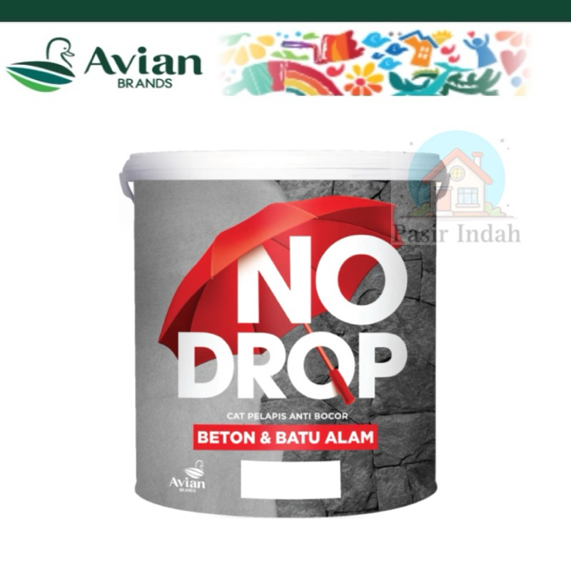 Jual NODROP NO DROP CAT TEMBOK DINDING PILAR BATU ALAM TAMAN WARNA ...