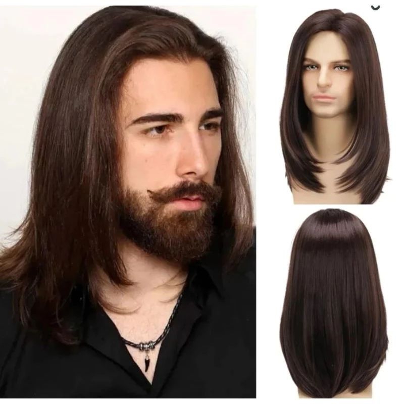 Jual wig pria panjang gaya eropa style wig pria gondrong | Shopee Indonesia