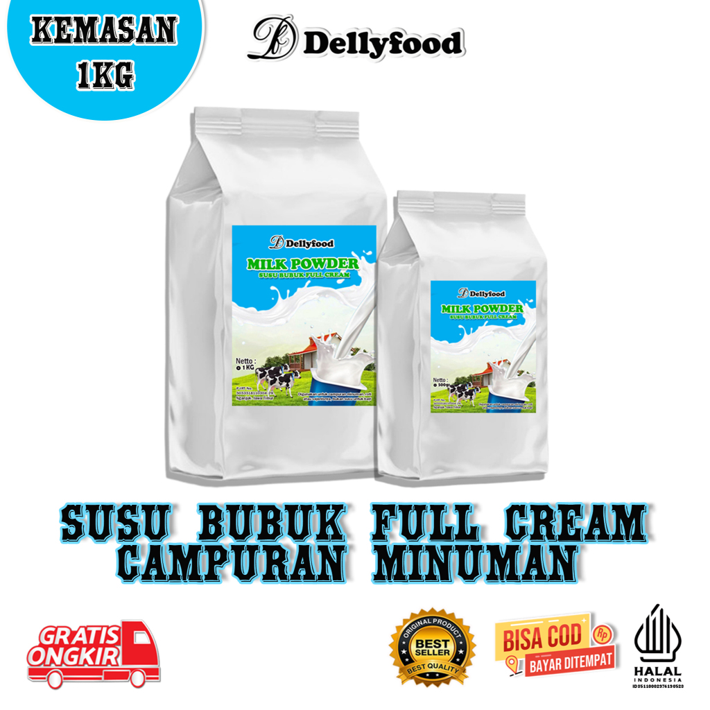 Jual Susu Bubuk Full Cream / Milk Powder Campuran Minuman | Shopee ...