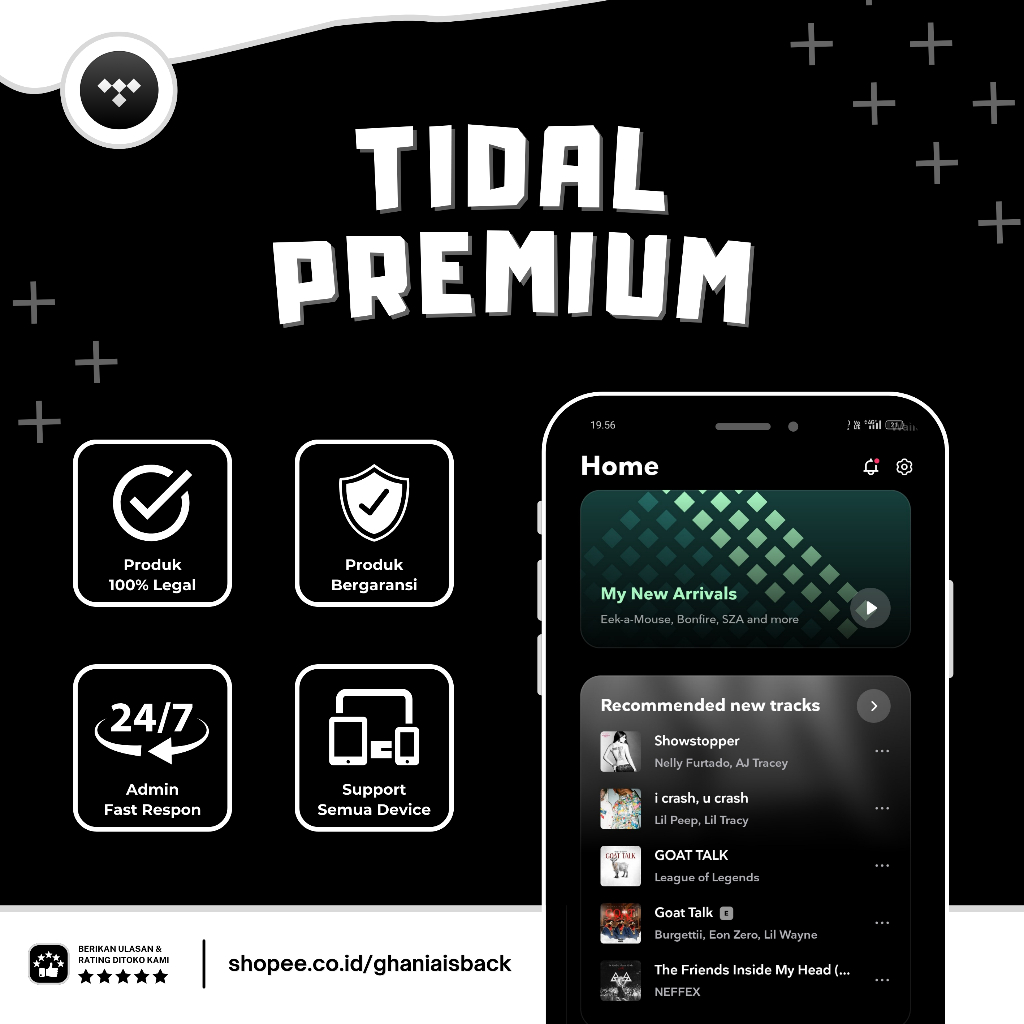 Jual PROMO TIDAL 1 BULAN PREMIUM | Shopee Indonesia