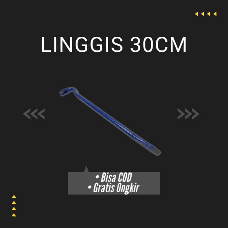 Jual Linggis Pencabut Paku Linggis Baja Ulir 30cm | Shopee Indonesia
