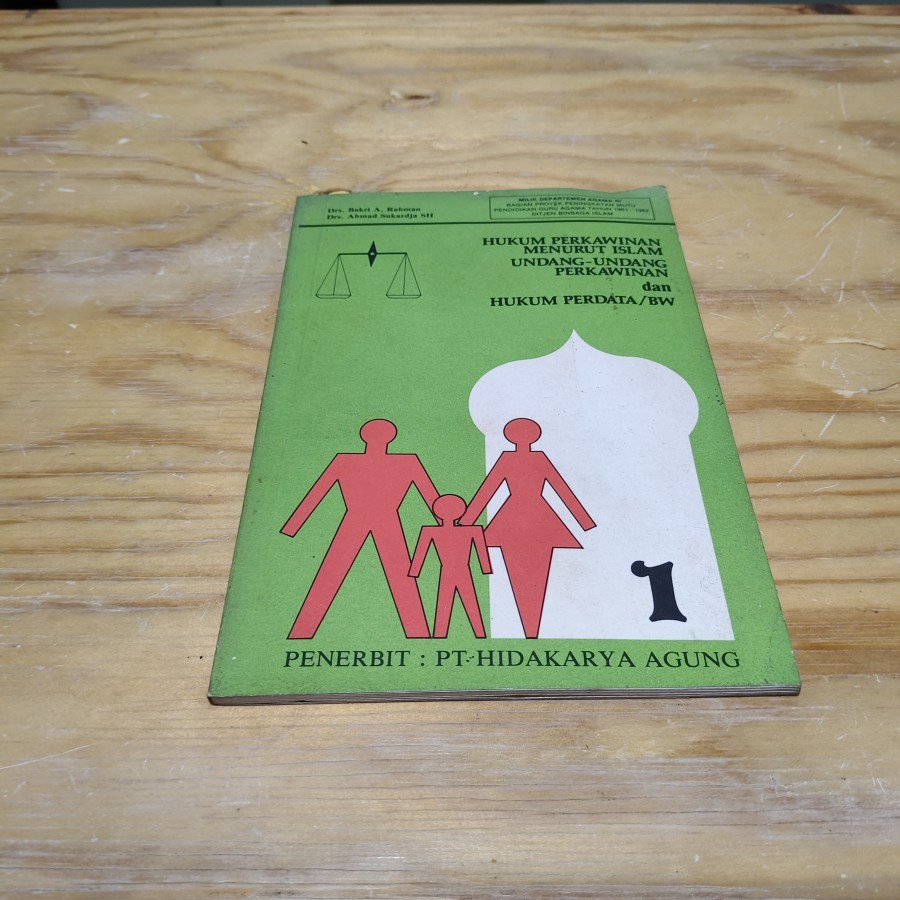 Jual Buku Hukum Perkawinan Menurut Islam Undang Undang Perkawinan dan Hukum Perdata / BW ...