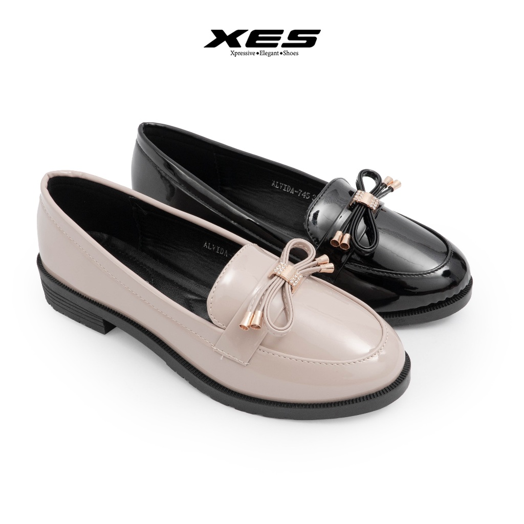 Jual XES ALVIDA-745 Sepatu Sepatu Wanita Loafers Korean Style 2.5cm ...