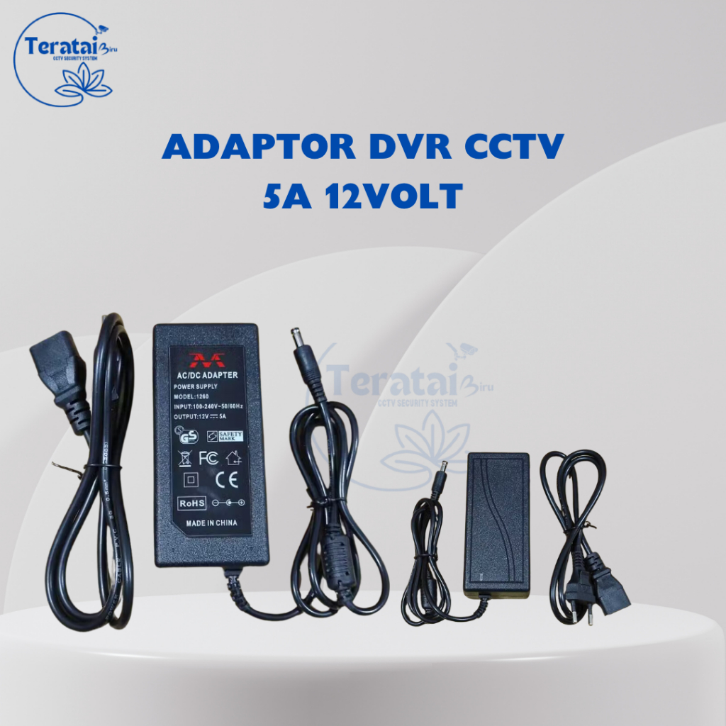 Jual ADAPTOR DVR CCTV 12V 5A ADAPTOR MESIN DVR CCTV | Shopee Indonesia