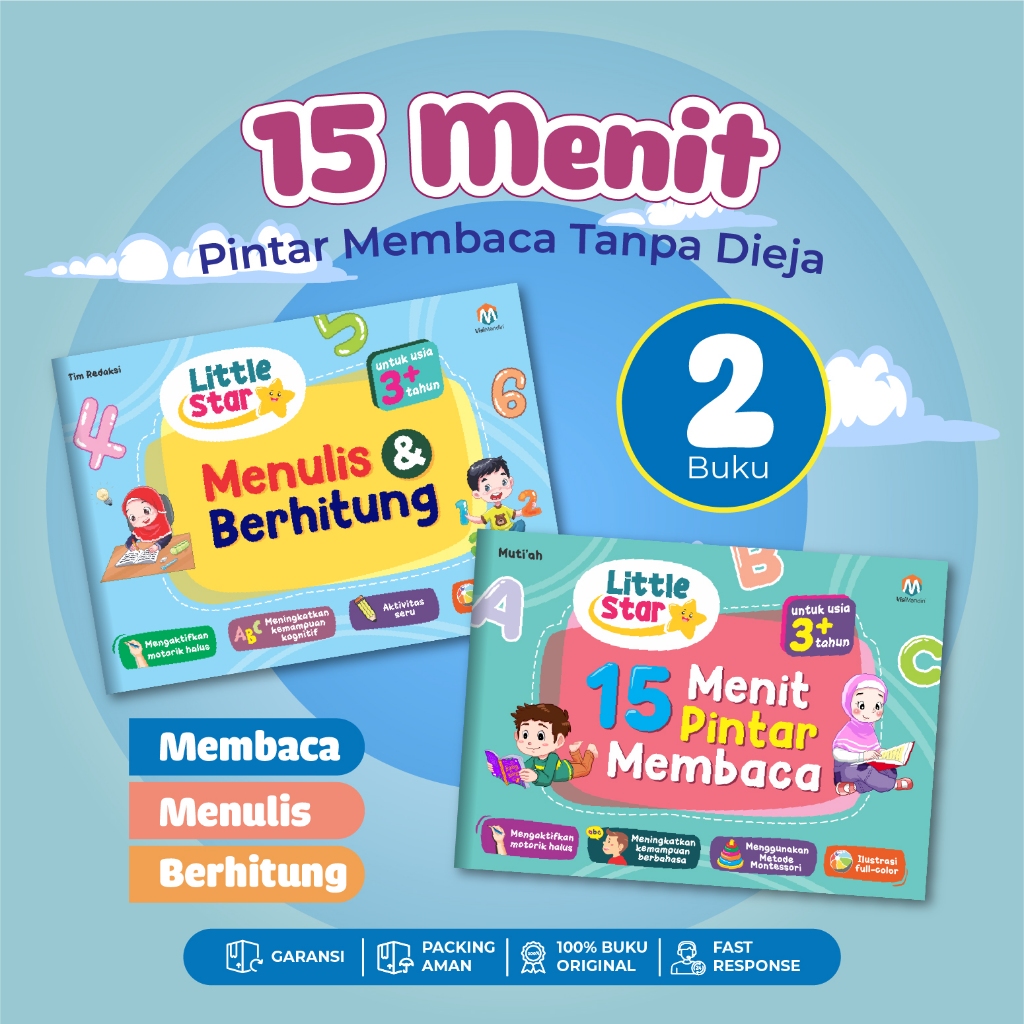 Jual ZYD Buku Belajar Membaca - Little Star 15 menit Pintar Membaca ...
