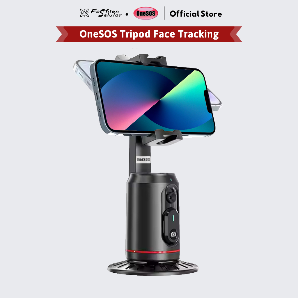 Jual OneSOS Auto Face Tracking Gimbal Tripod Handphone Stabilizer 360° Bluetooth Selfie Stick ...