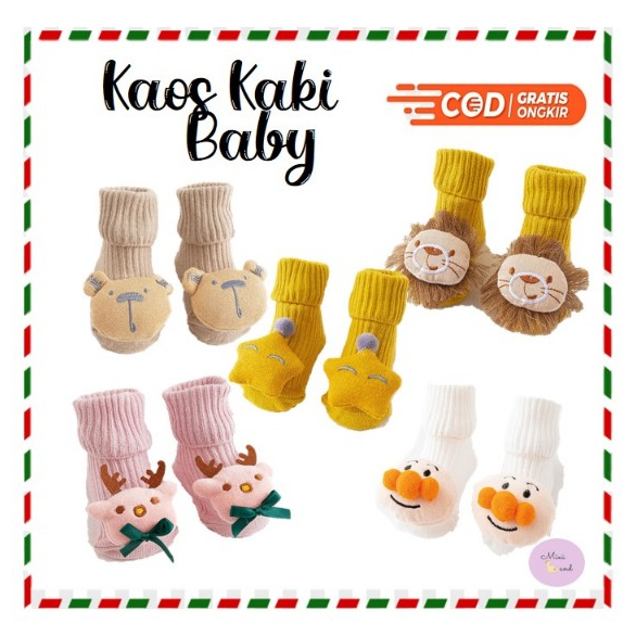 Jual Kaos Kaki Bayi Usia 0-2 Tahun/ Kaos Kaki Anti Slip/ Kaos Kaki ...