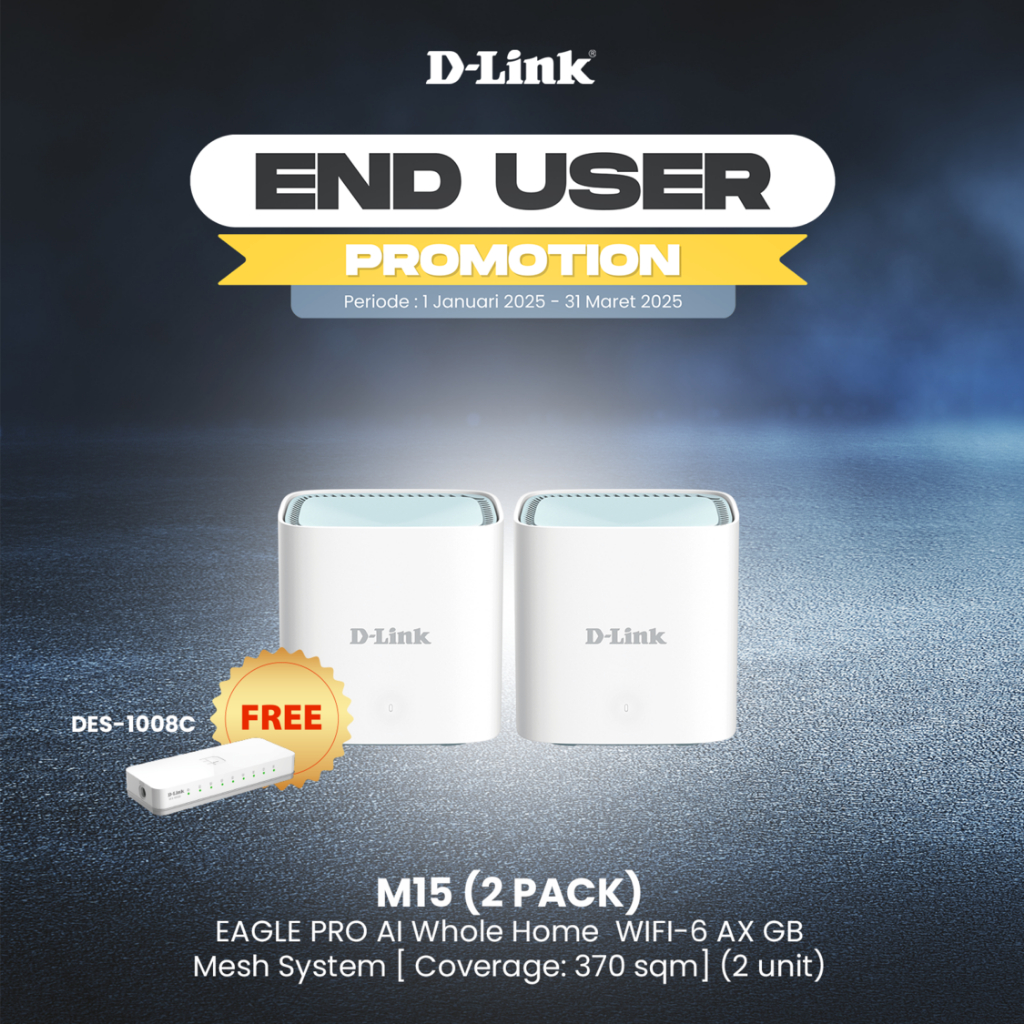 Jual D-Link M15-2 EAGLE PRO AI Whole Home WIFI-6 AX Gigabyte Mesh ...