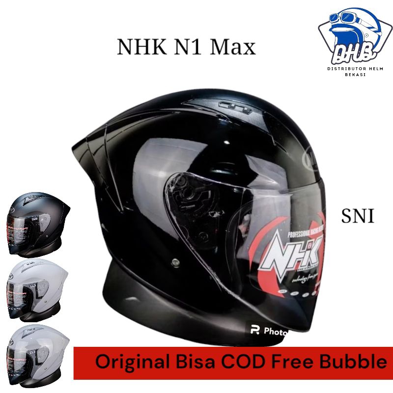 Jual Helm NHK N1 Max Solid Original | Shopee Indonesia