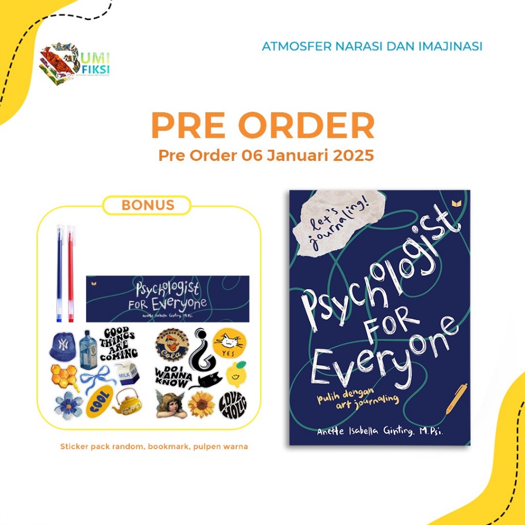 Jual Pre Order - Buku Motivasi Psychologist For Everyone - Anette ...