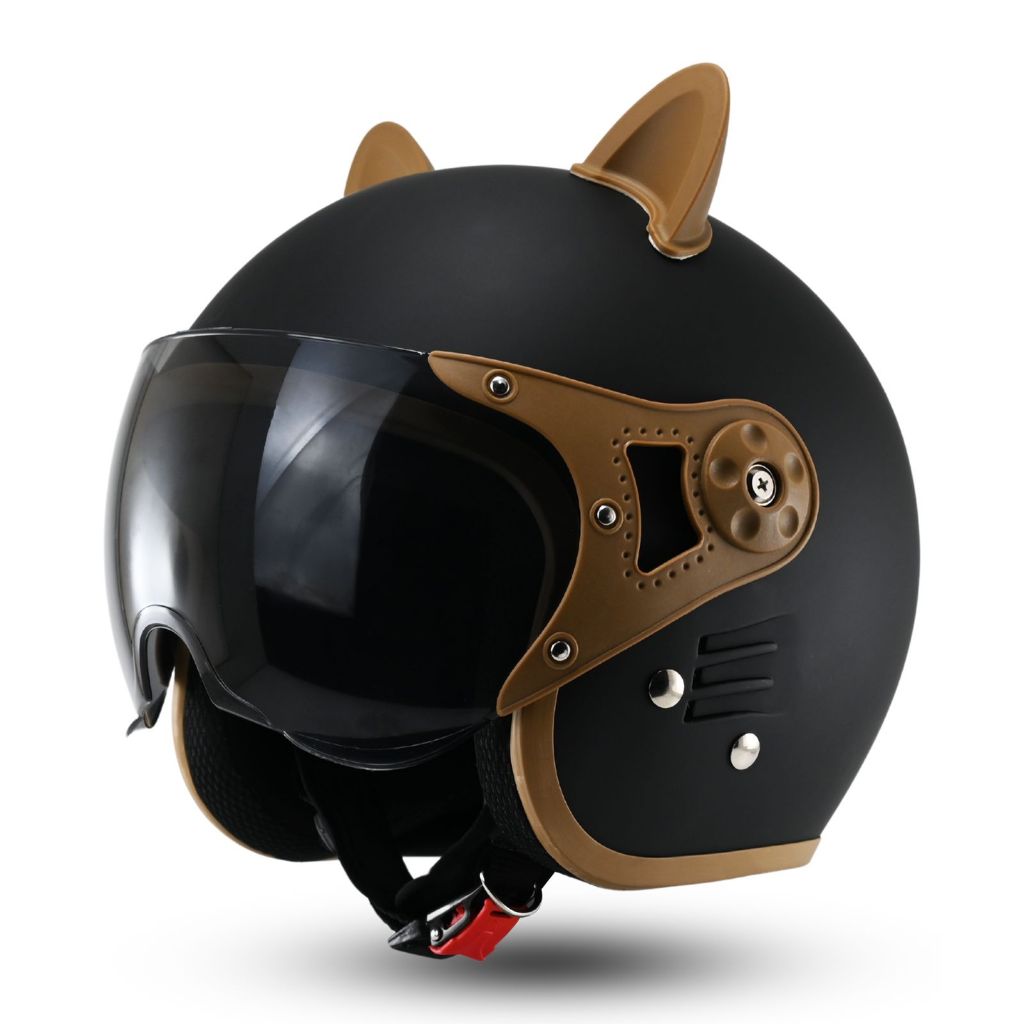 Jual Helm Bogo Bipplast Kaca Pilot Terbaru Pria Wanita Premium SNI ...