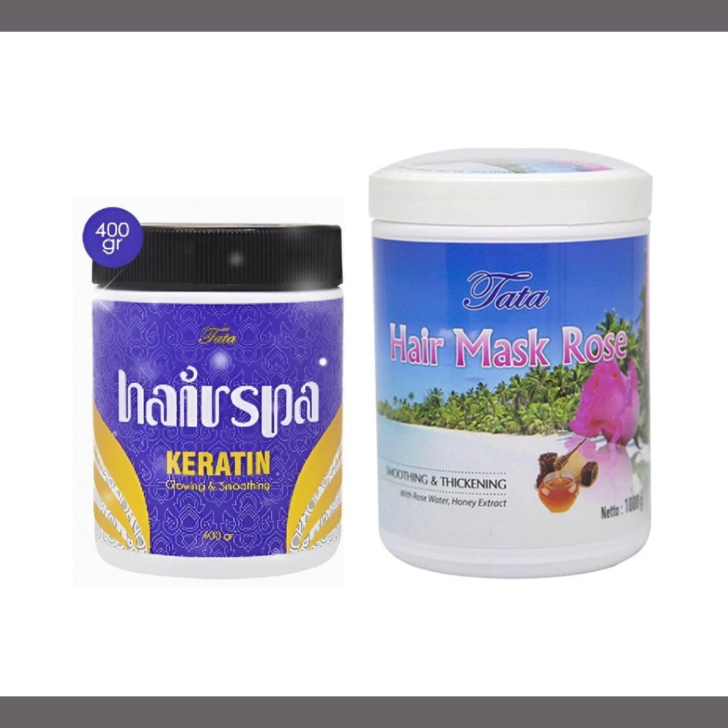 Jual Tata Hair Mask & Hair Spa Keratin Masker Rambut 400g & 1000g ...