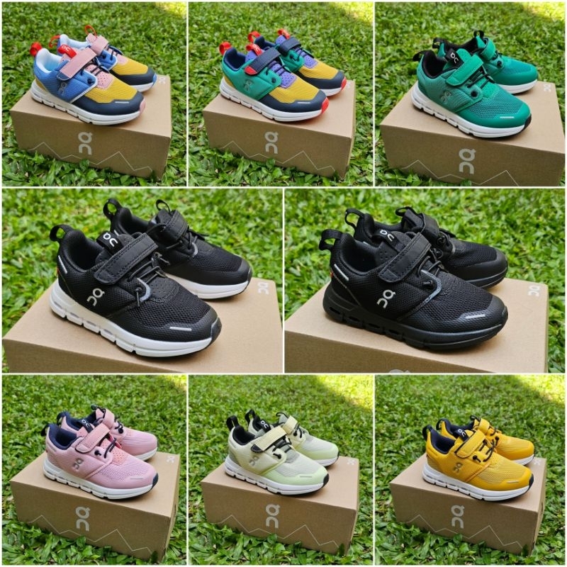 Jual On Cloud Play Kids Running Sneakers / sepatu sneakers velcro ...