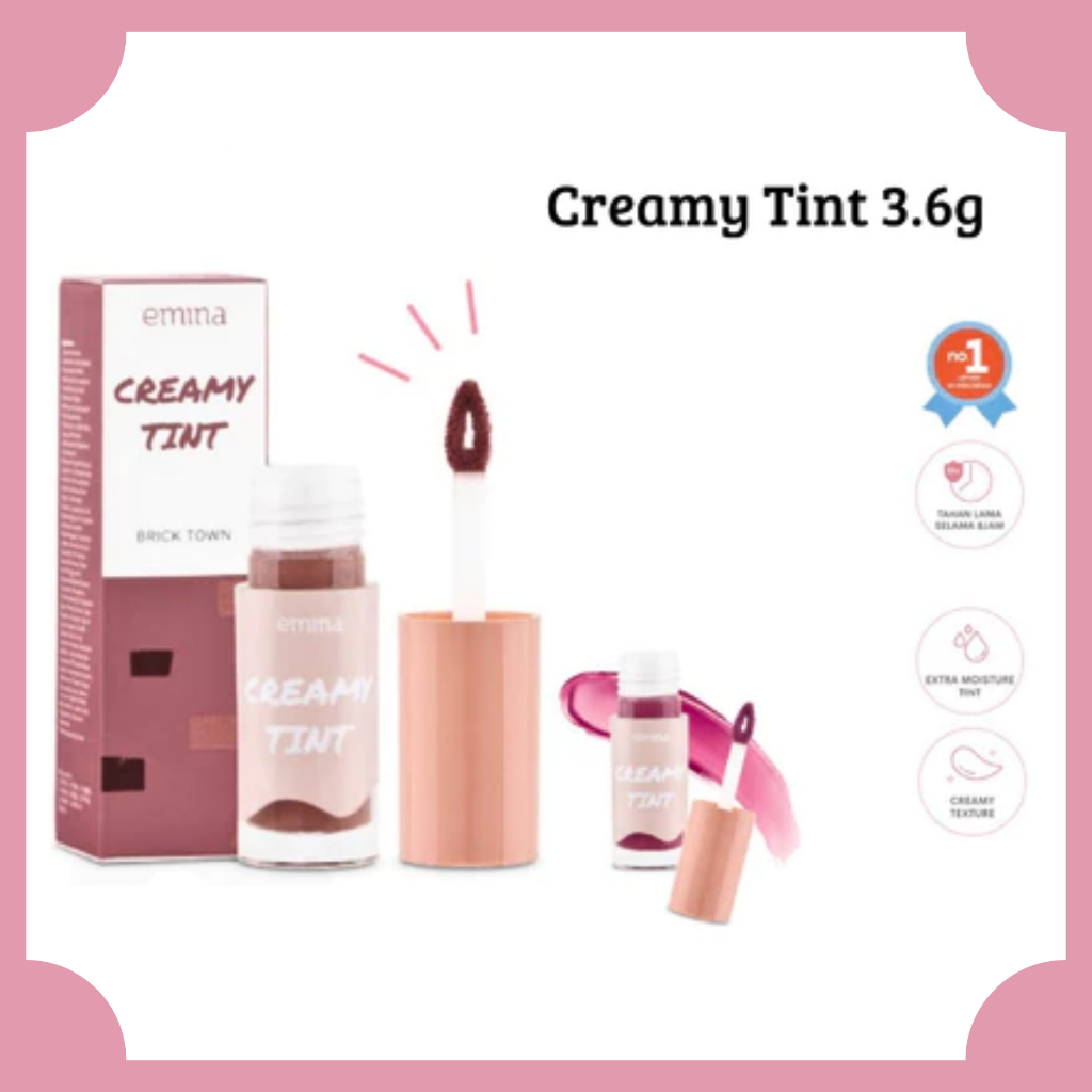 Jual Emina Creamy Tint 3.6g | Lip Tint | Shopee Indonesia