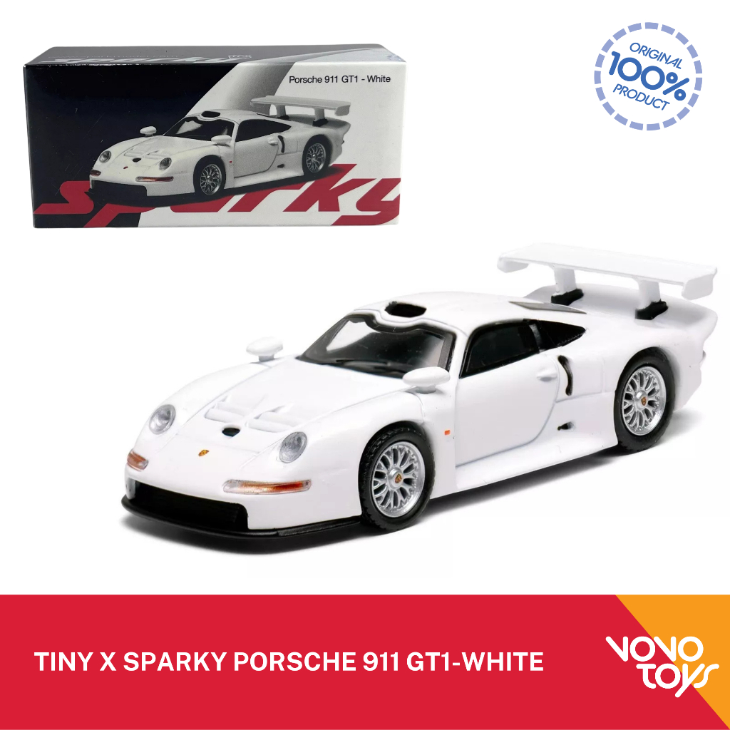 Jual Tiny X Sparky 1/64 Porsche 911 GT1-White | Shopee Indonesia