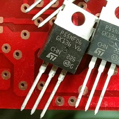 Jual P55NF06 55NF06 TO-220 TO220 MOS FET transistor 55A 0.018Ohm 60V ...
