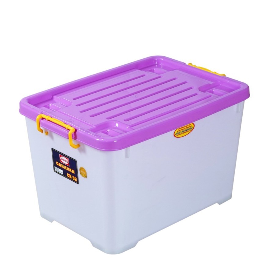 Jual Shinpo 142 Container Box Plastik Caravan CB 52 Liter Dengan Roda ...