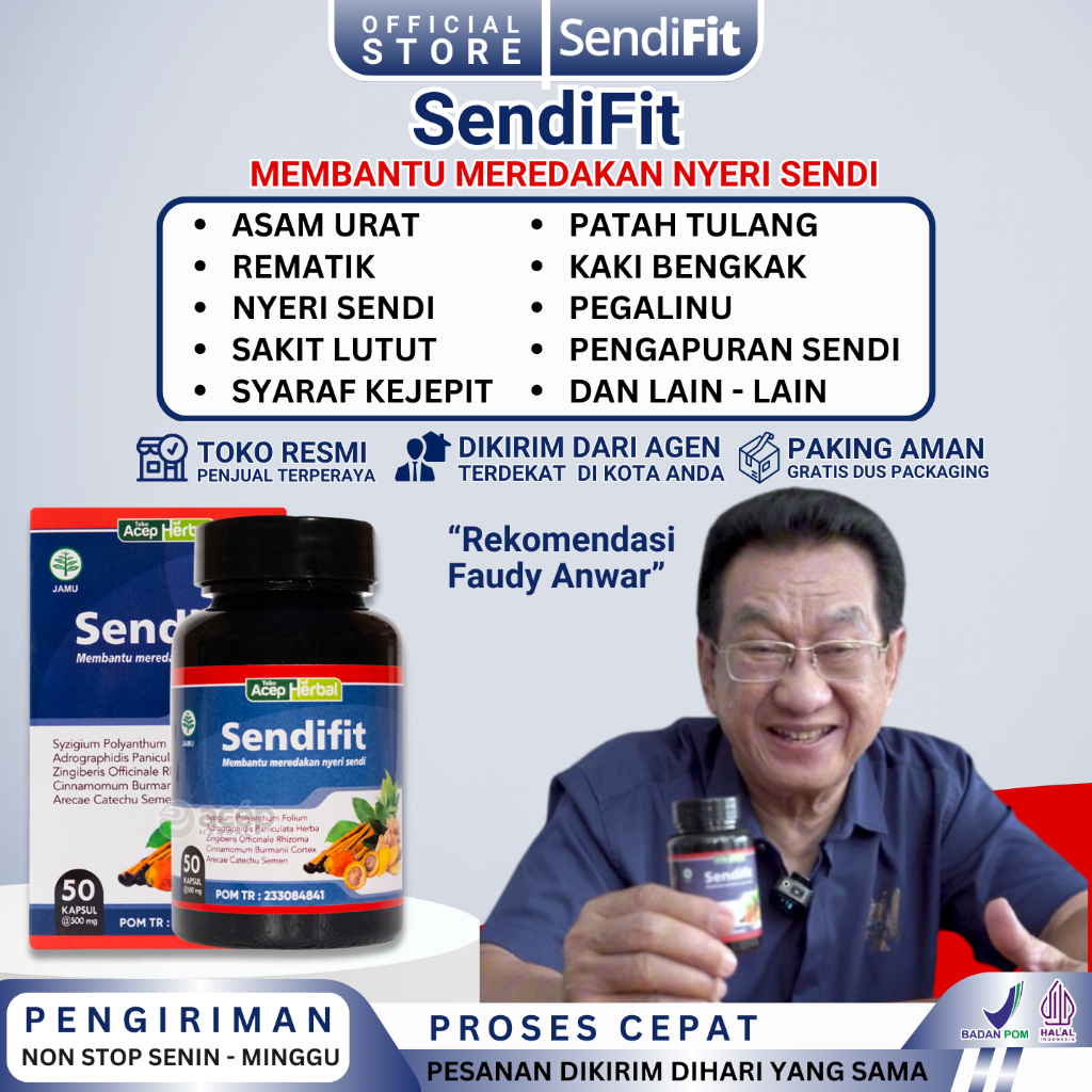 Jual Sendifit Asli 100% Herbal Original Obat Nyeri Sendi Sakit Lutut ...
