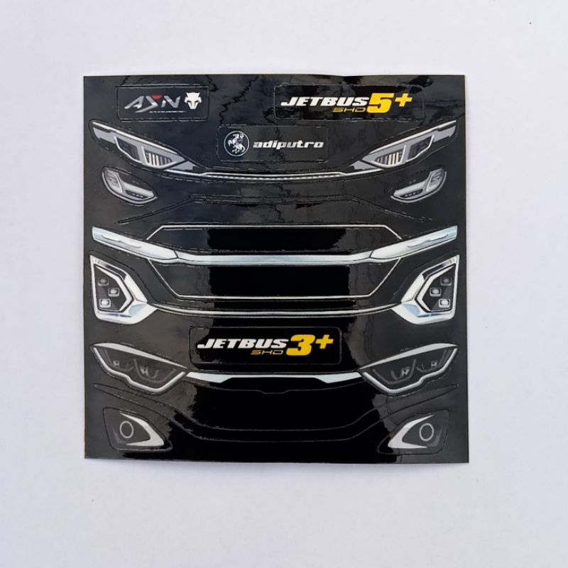 Jual STIKER HEADLAMP 3in1 JB5 JB3 JB2 Miniatur Bus Plastik | Shopee ...