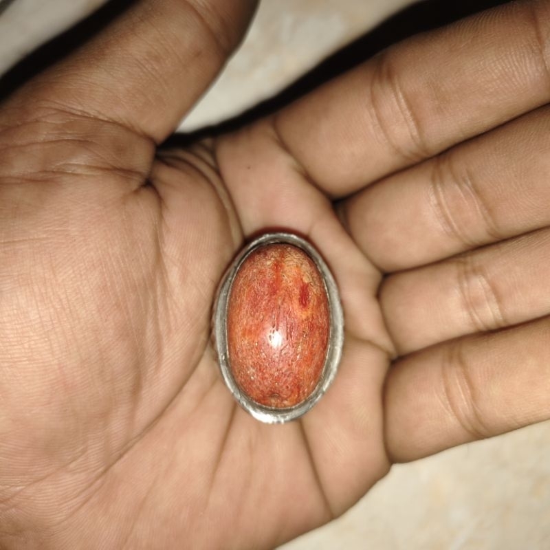 Jual batu cincin marjan kuno unik jadul langka warisan | Shopee Indonesia