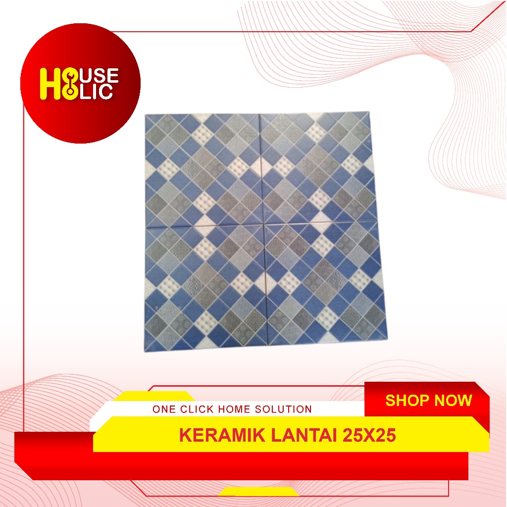 Jual Keramik Lantai 25x25 CM / Tegel Tehel Kramik Dinding 25x25cm ...