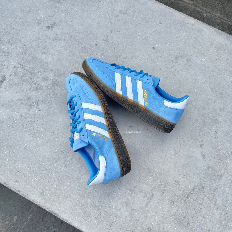 Jual Adidas Originals Handball Spezial Ice Blue | Shopee Indonesia