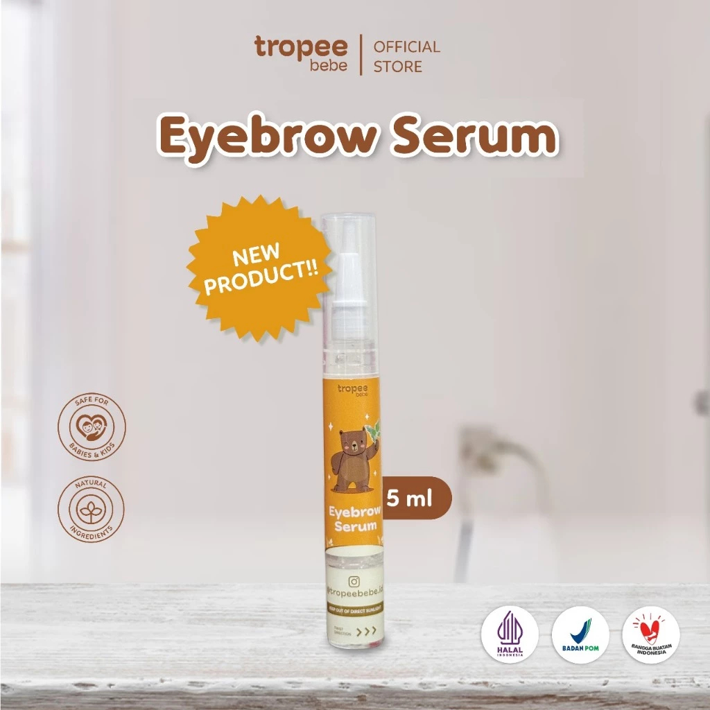 Jual Tropee Bebe Eyebrow Serum 5ml | Serum Alis Anak | Shopee Indonesia