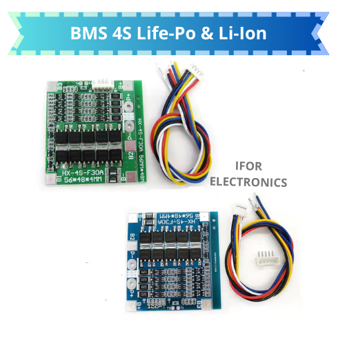 Jual BMS 4S 30A Life-po 3.2v 12,8v lithium-ion 3,7v 14.8v 30A | Shopee Indonesia