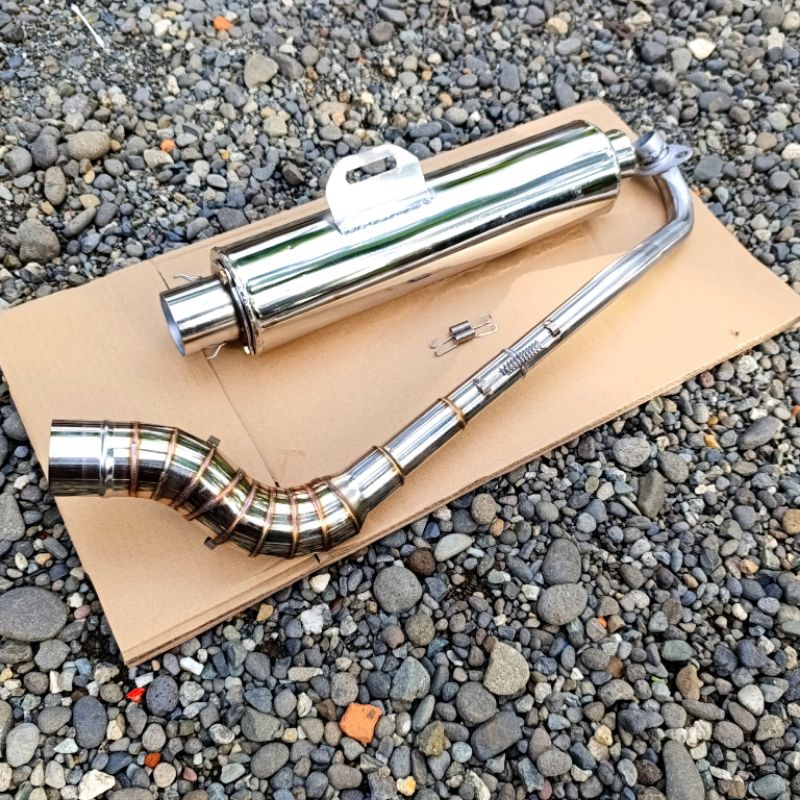 Jual 1set Standard Canister Racing Power pipe SGP CKD Big elbow Open ...