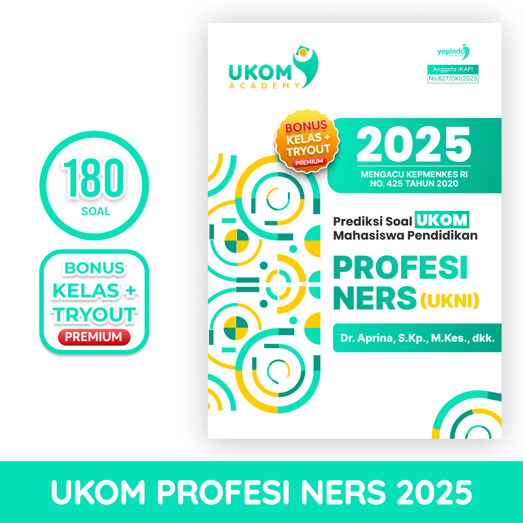Jual UKOM Academy Buku Prediksi Soal UKOM Profesi Ners 2025 | Shopee ...