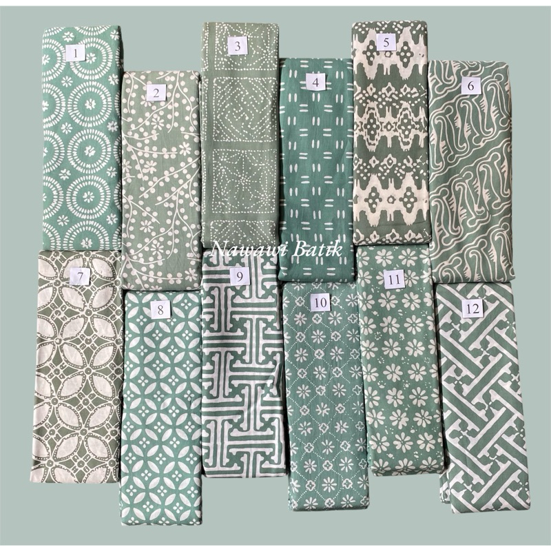 Jual KAIN BATIK CAP 1WARNA (WARNA SAGE) | Shopee Indonesia