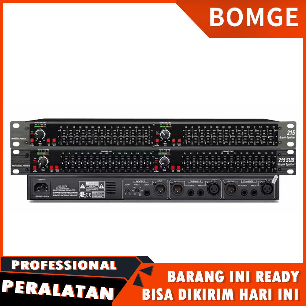 Jual BOMGE DBX 215s Dual Channel 15 Band Graphic Equalizer EQ SUB Prosesor Efek Ganda | Shopee ...