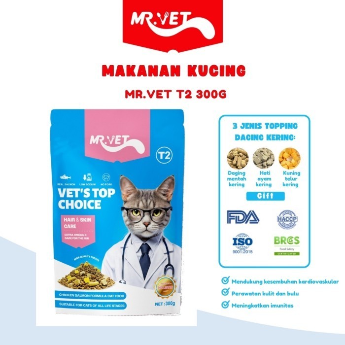 Jual Mr.Vet T2 Hair and skin care yang membuat Bulu mengkilap, Mengurangi Kerontokan, cocok ...