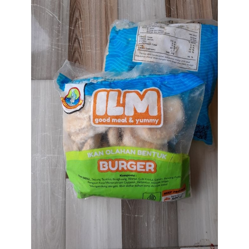 Jual ilm burger 500gr/ olahan ikan / jajanan sd | Shopee Indonesia