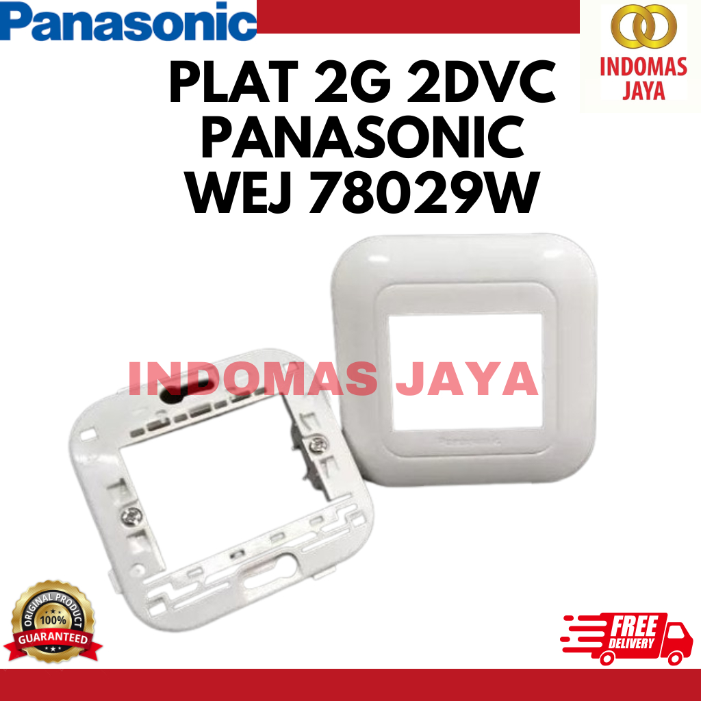 Jual Frame Seri / Double Panasonic WEJ 78029W White / Putih Wide Series ...