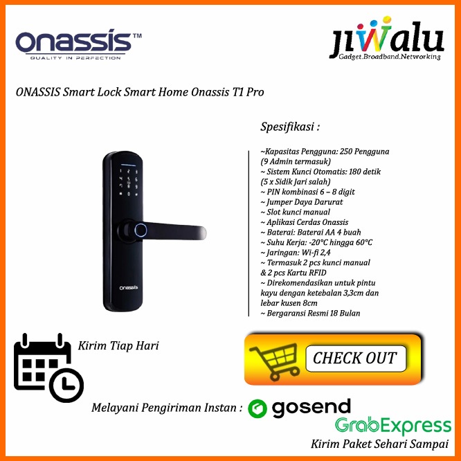 Jual Onassis Smart Lock Smart Home Onassis T1 Pro | Shopee Indonesia