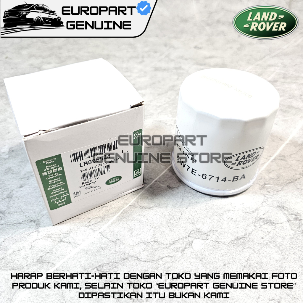 Jual FILTER OIL OLI RANGE ROVER LAND ROVER DISCOVERY SPORT EVOQUE ...