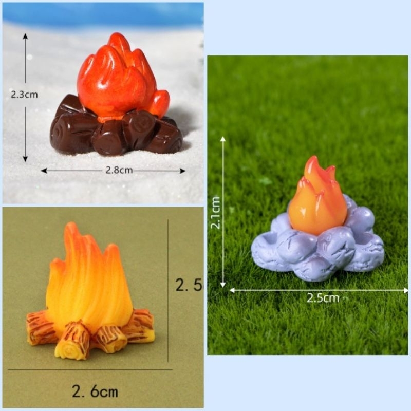 Jual 1pc Miniatur Api Unggun Maket Prakarya Craft Dekorasi Mainan Rumah ...