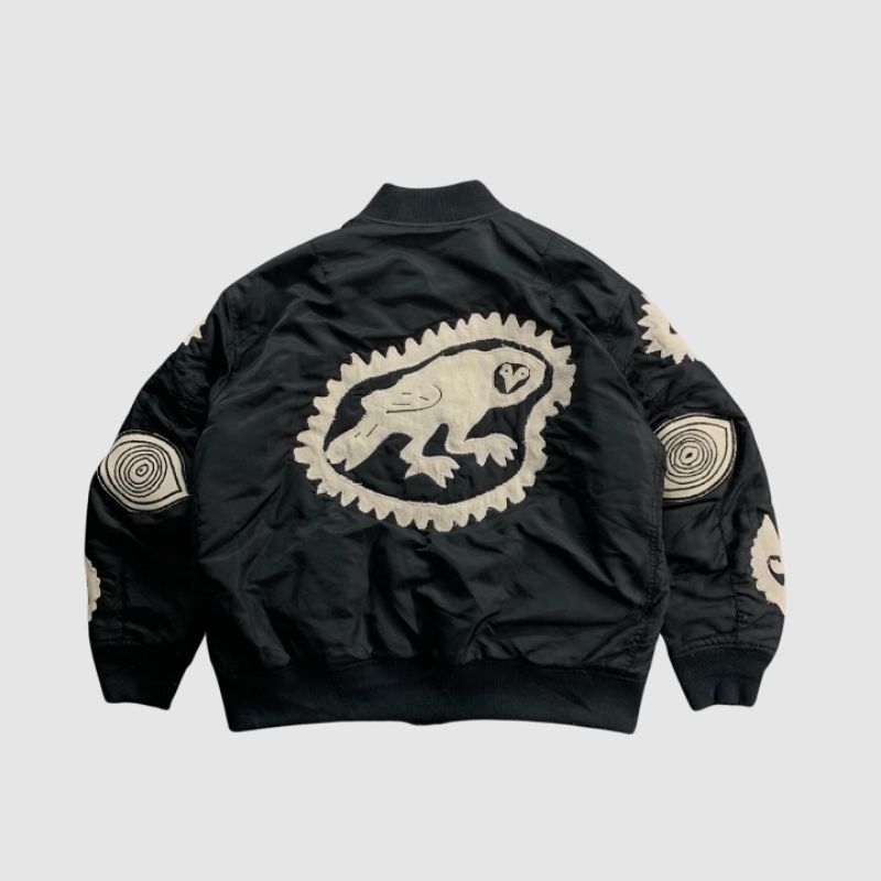 Jual R27 “Owlusion Bomber Jacket” (Rework) | Shopee Indonesia