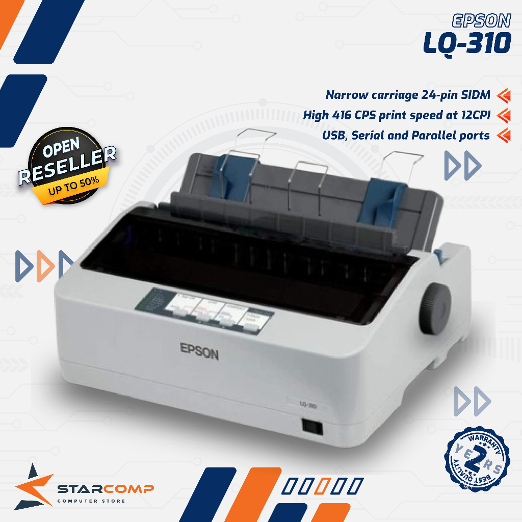 Jual Printer EPSON LQ-310 Dot Matrix - Epson LQ 310 Dot Matrix Printer ...