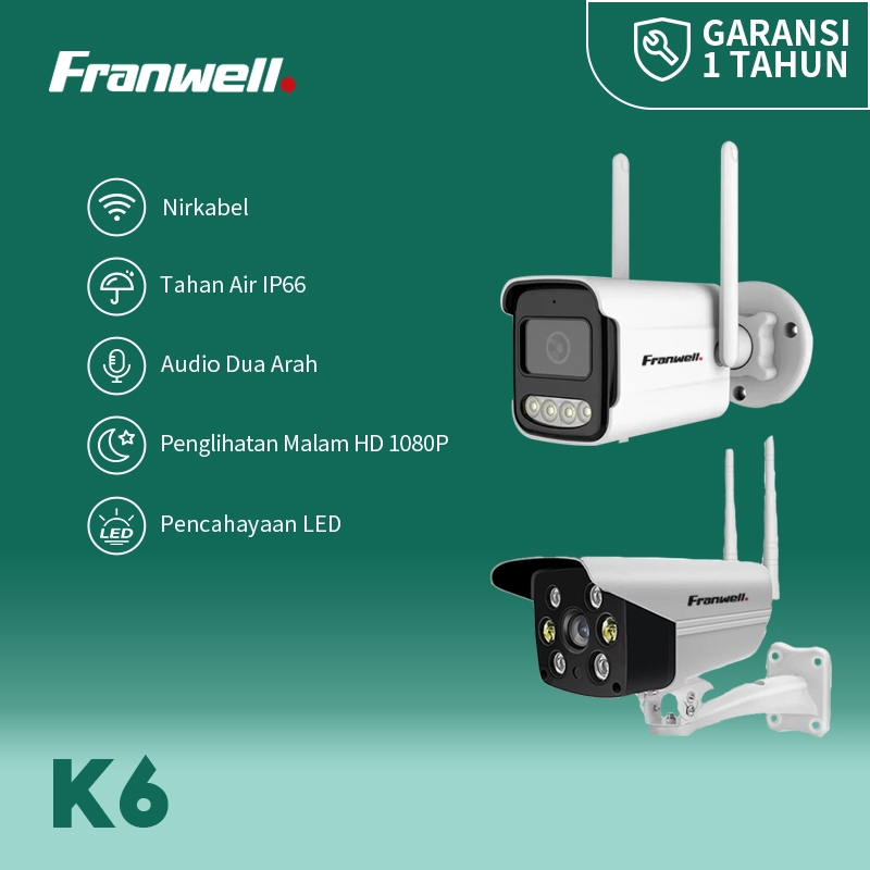 Jual Franwell CCTV WiFi 1080P Outdoor | Tahan Hujan | Night Vision ...