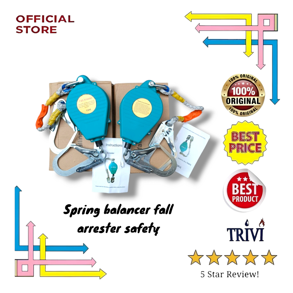 Jual Spring balancer fall arrester safety prevention Self retractable ...
