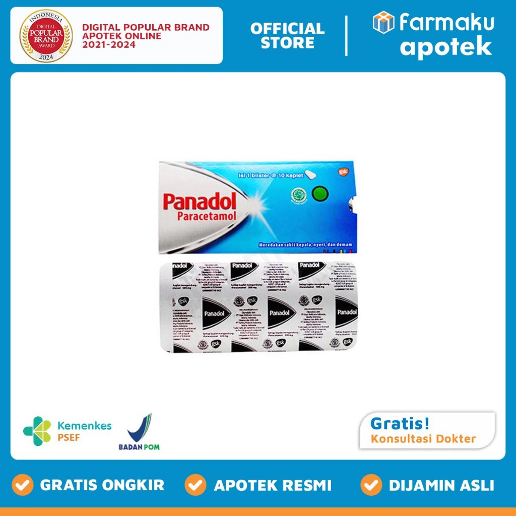 Jual Panadol Biru Strip 10 Tablet - BIN | Shopee Indonesia