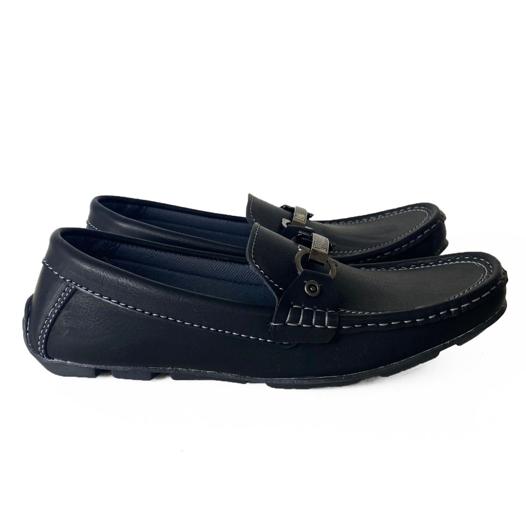 Jual Sepatu Moccasin Pria Slip On Kulit Casual Santai Kerja Formal ...
