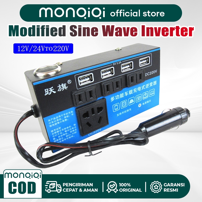 Jual Modified Sine Wave Inverter Frekuensi Tinggi Mobil Power Inverter ...